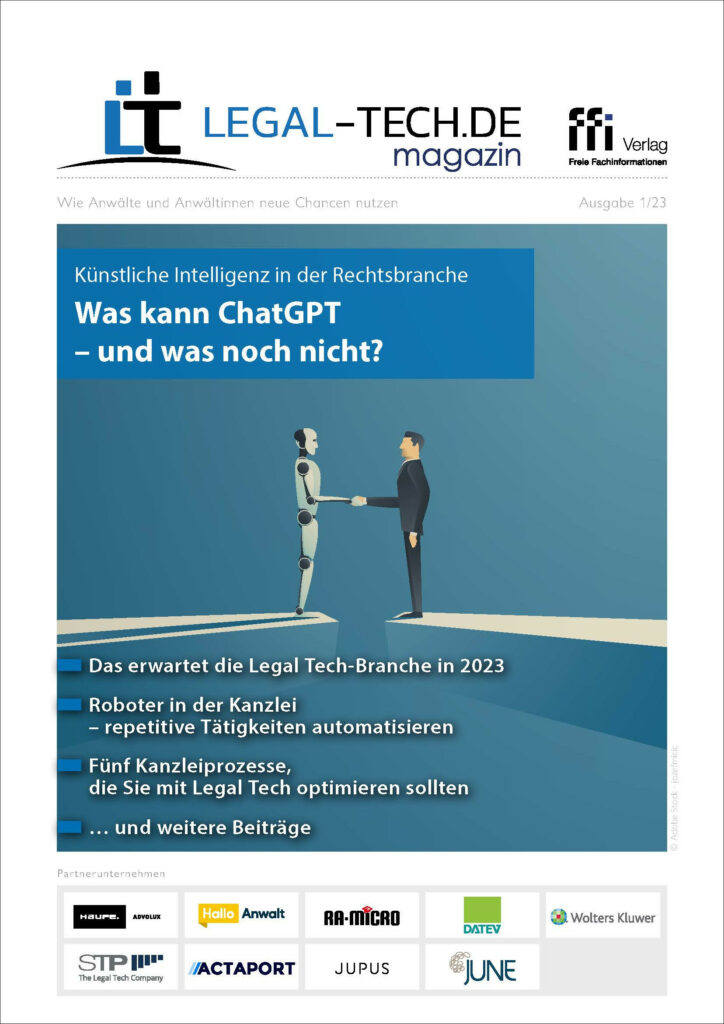 Fünf Kanzleiprozesse, die Sie mit Legal Tech optimieren sollten